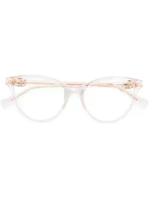 Gucci Logo-plaque Cat-eye Glasses
