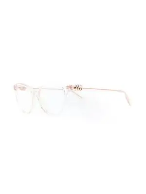 Gucci Logo-plaque Cat-eye Glasses