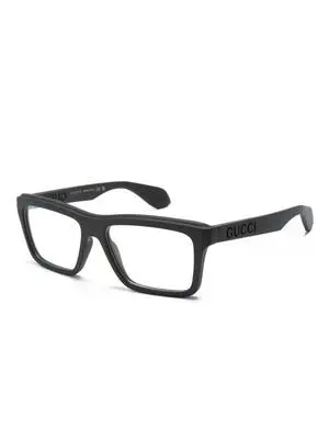 Gucci Logo-engraved Square-frame Glasses