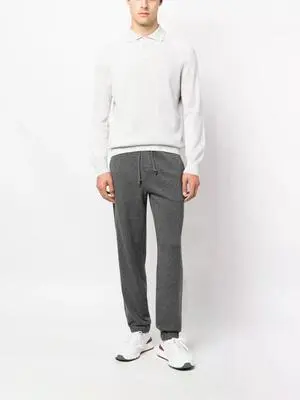 Brunello Cucinelli Mélange Track Trousers