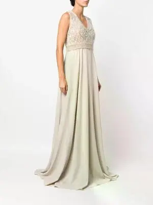 Brunello Cucinelli Sequin-embellished Sleeveless Gown