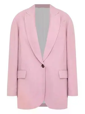 Brunello Cucinelli Single-button Long-sleeve Blazer