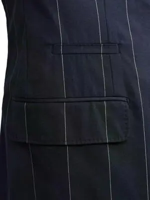 Brunello Cucinelli Pinstriped Buttoned Blazer