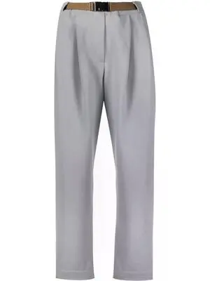 Brunello Cucinelli Belted Straight-leg Trousers