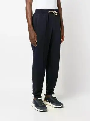 Brunello Cucinelli Drawstring Cotton Track Pants