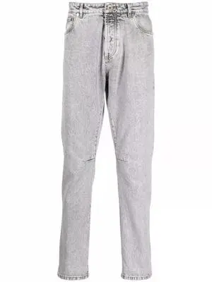 Brunello Cucinelli Stonewashed Straight-leg Jeans