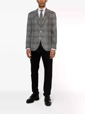 Brunello Cucinelli Check-pattern Wool-blend Blazer