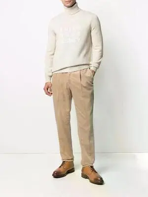 Brunello Cucinelli Pleated Drop-crotch Corduroy Trousers