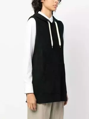 Brunello Cucinelli Ribbed-knit Vest Hoodie