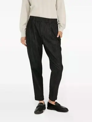Brunello Cucinelli High-waisted Tapered Jeans