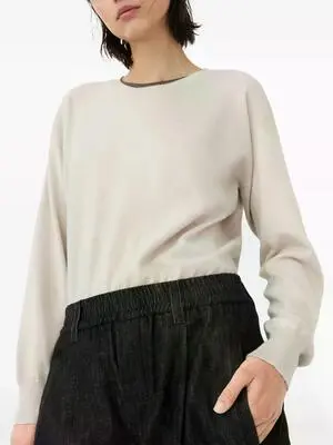 Brunello Cucinelli High-waisted Tapered Jeans