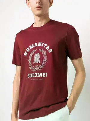 Brunello Cucinelli Slogan-print Cotton T-shirt