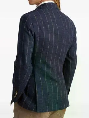 Brunello Cucinelli Striped Single-breasted Blazer