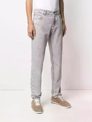 Brunello Cucinelli Slim-fit Stonewashed Trousers