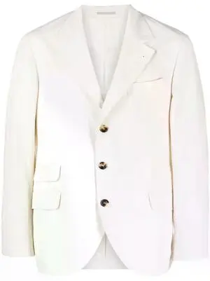 Brunello Cucinelli Single-breasted Blazer - Neutrals