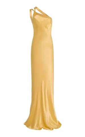 Arcina Ori Monique Open-back Gown - Yellow