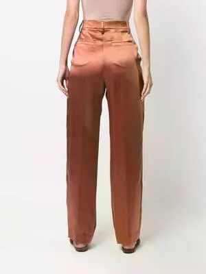 Brunello Cucinelli High-waisted Straight Trousers