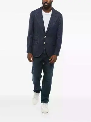 Brunello Cucinelli Single-breasted Linen Blazer