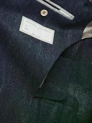 Brunello Cucinelli Single-breasted Linen Blazer