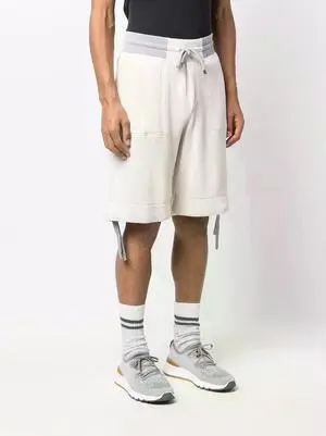 Brunello Cucinelli Corduroy-detail Bermuda Shorts