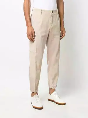 Brunello Cucinelli Tapered Cotton Trousers