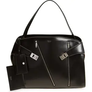 FERRAGAMO Medium Hug Multizip Shoulder Bag - Nero