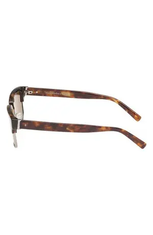 Abercrombie 55mm Square Sunglasses - Dark Havana/brown Lens