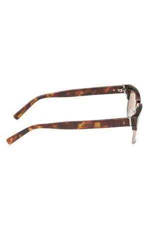 Abercrombie 55mm Square Sunglasses - Dark Havana/brown Lens