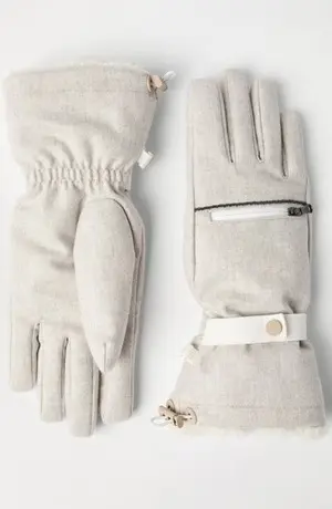Brunello Cucinelli Mountain Gloves - Grey