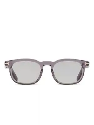 TOM FORD T-shaped Hinge Detail Square-frame Sunglasses - Grey