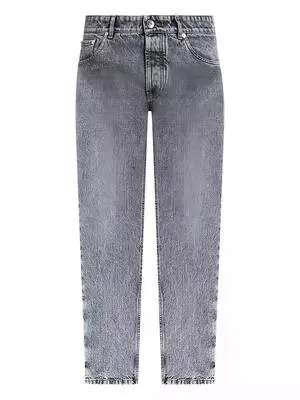 Brunello Cucinelli Embroidered-pocket Straight-leg Jeans