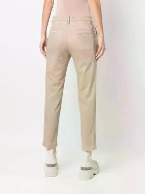 Brunello Cucinelli Cropped Cotton Chino Trousers
