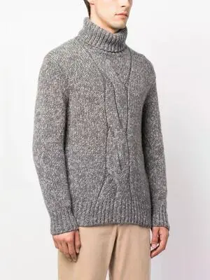 Brunello Cucinelli Cable-knit Roll-neck Sweater