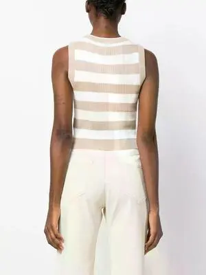 Brunello Cucinelli Striped Knitted Vest