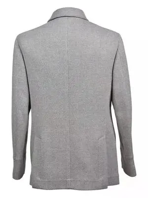 Brunello Cucinelli Herringbone Double-breasted Jacket