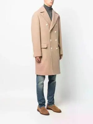 Brunello Cucinelli Double-breasted Wool-blend Coat