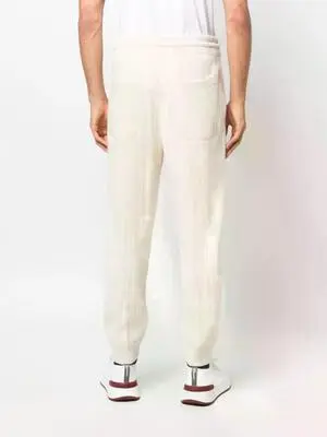 Brunello Cucinelli Cashmere Ribbed-knit Track Pants