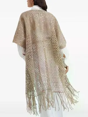 Brunello Cucinelli Macramé Cardigen-coat