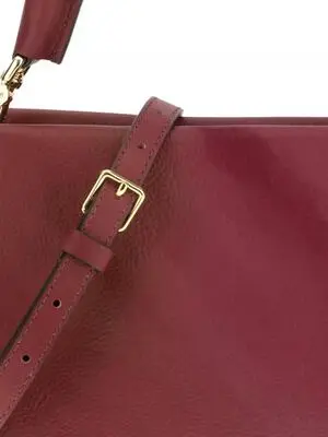 COCCINELLE Boheme Leather Tote Bag - Red