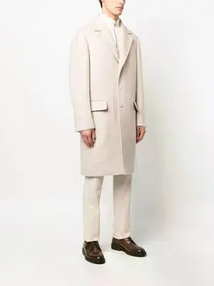 Brunello Cucinelli Notched-lapels Single-breasted Coat