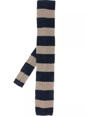 Brunello Cucinelli Striped Knitted Tie