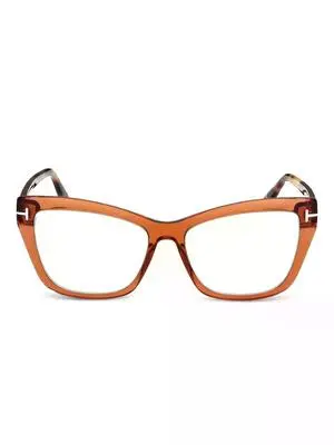 TOM FORD Cat-eye Glasses - Brown