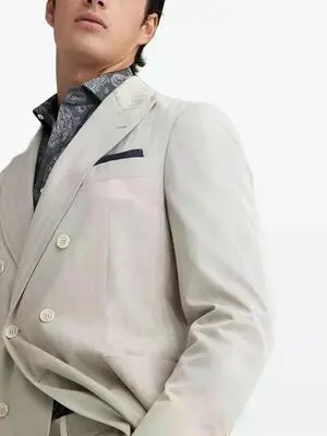 Brunello Cucinelli Double-breasted Pinstripe Suit