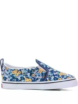 VANS Floral-print Slip-on Sneakers