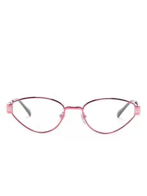 Gucci Oval-frame Glasses - Pink