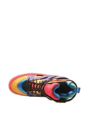 EWING Multicoloured Cut-out High-top Trainers