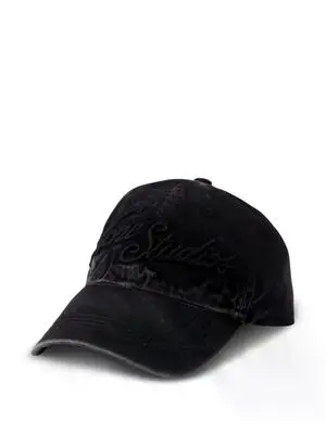 Acne Studios Logo-embroidered Cap - Black