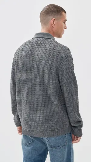 Universal Works Charlie Waffle Cardigan