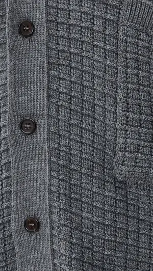 Universal Works Charlie Waffle Cardigan