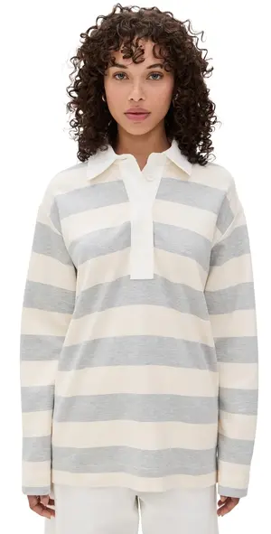 ALIGNE Striped Jersey Rugby Shirt